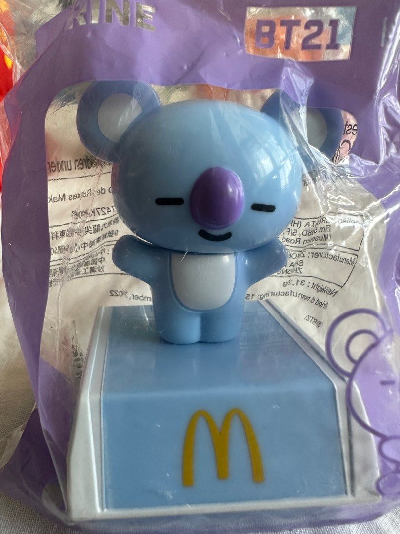 BT21 Mcdonalds Toys - RJ, Tata, Cooky, Shooky, Mang, Chimmy, Koya, Hobbies & Toys, Memorabilia ...