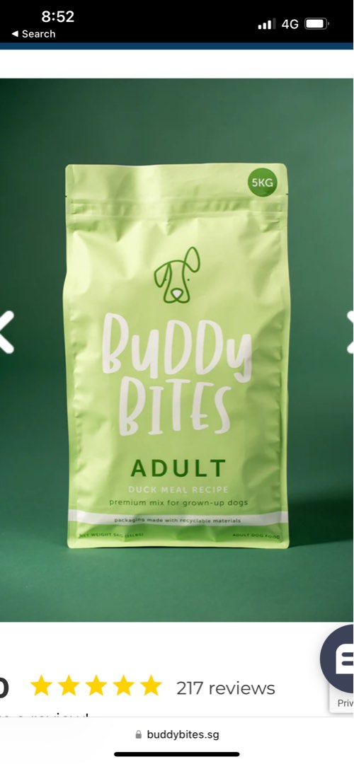 Buddy Bites 2kg, Pet Supplies, Pet Food on Carousell