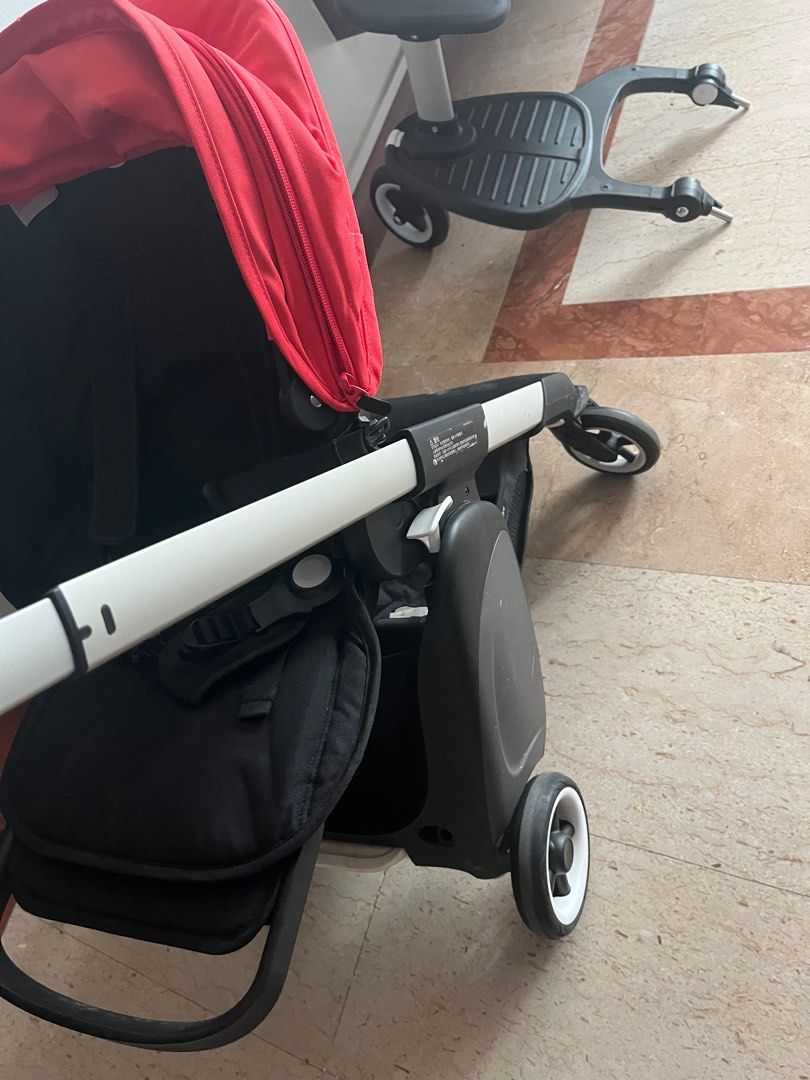 Bugaboo ant with foot rest attachment and toddler seat attachment ...