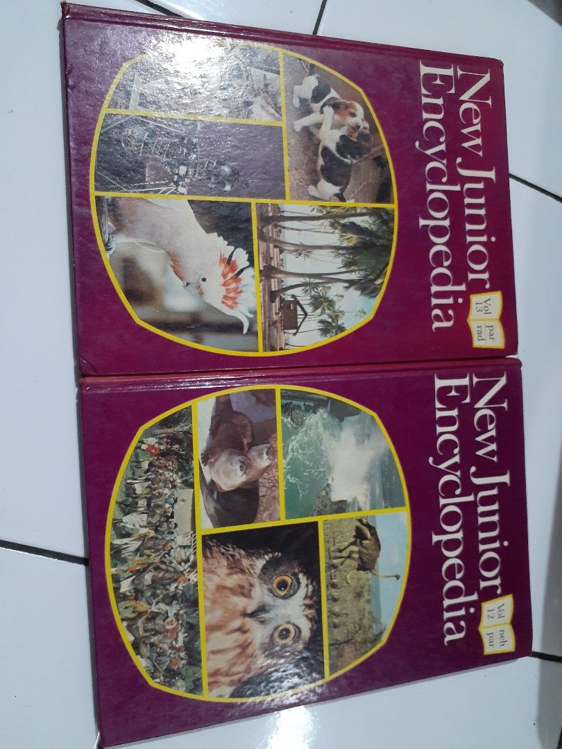 Buku new junior encyclopedia 14pcs, Buku & Alat Tulis, Buku Pelajaran di Carousell