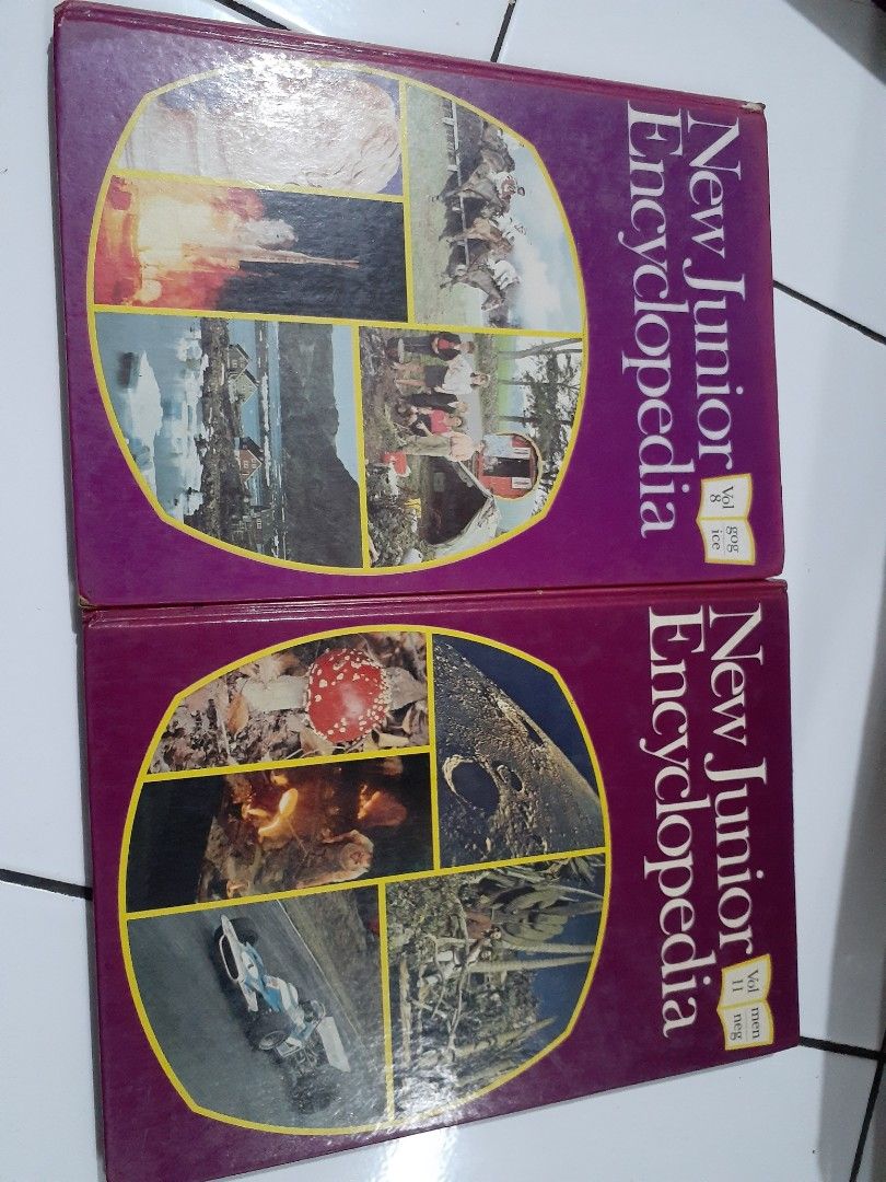 Buku new junior encyclopedia 14pcs, Buku & Alat Tulis, Buku Pelajaran di Carousell