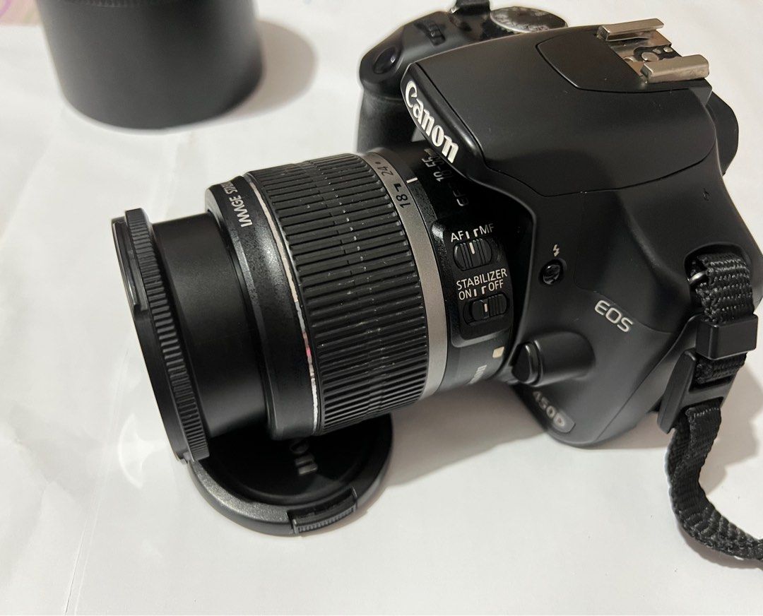 Canon DSLR 450D camera, Photography, Cameras on Carousell