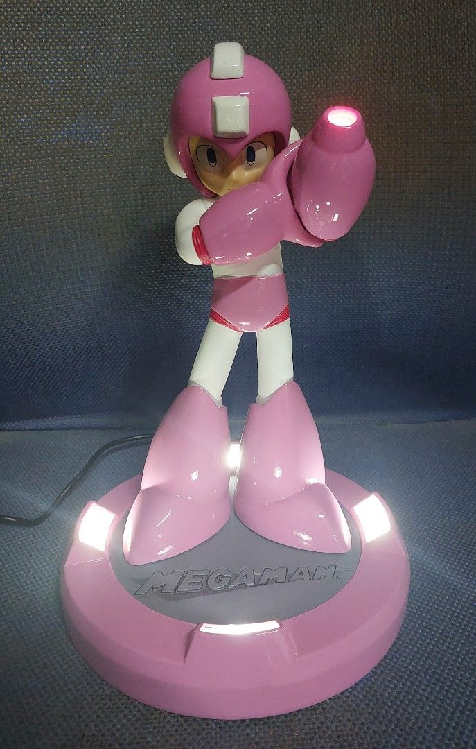 Capcom Mega Man 25th Anniversary Statue(Pink Version), Hobbies & Toys ...