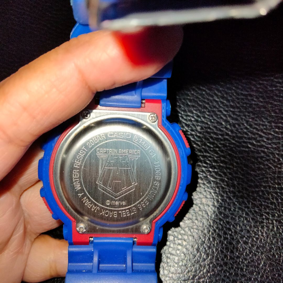 Casio GA110 Model G-Shock X Avengers Marvels Captain America Kids Watch ...