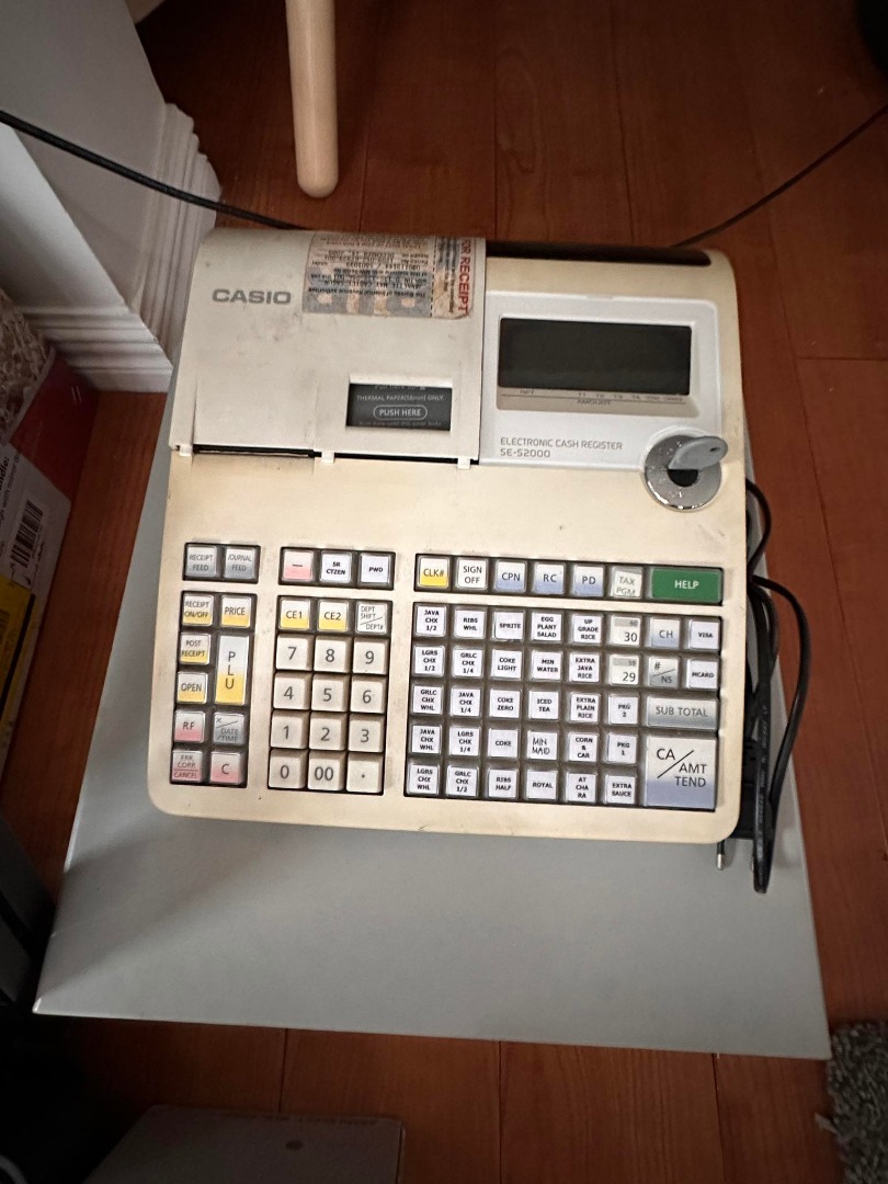 Casio SE-S2000 Cashier, Computers & Tech, Office & Business Technology ...
