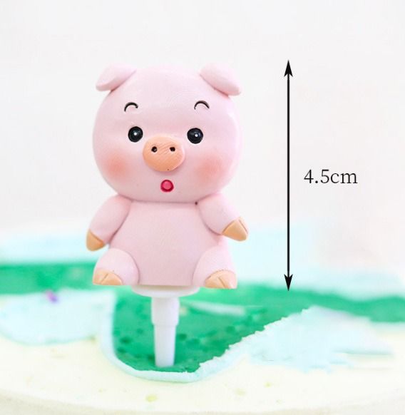 (Clay topper) DInosaur Safari animal figurine cake topper in lion ...