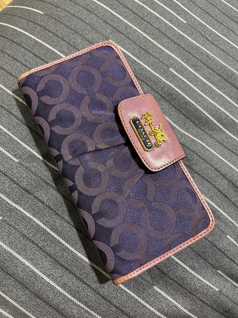 Coach Long Wallet, Women's Fashion, Bags & Wallets, Wallets & Card ...
