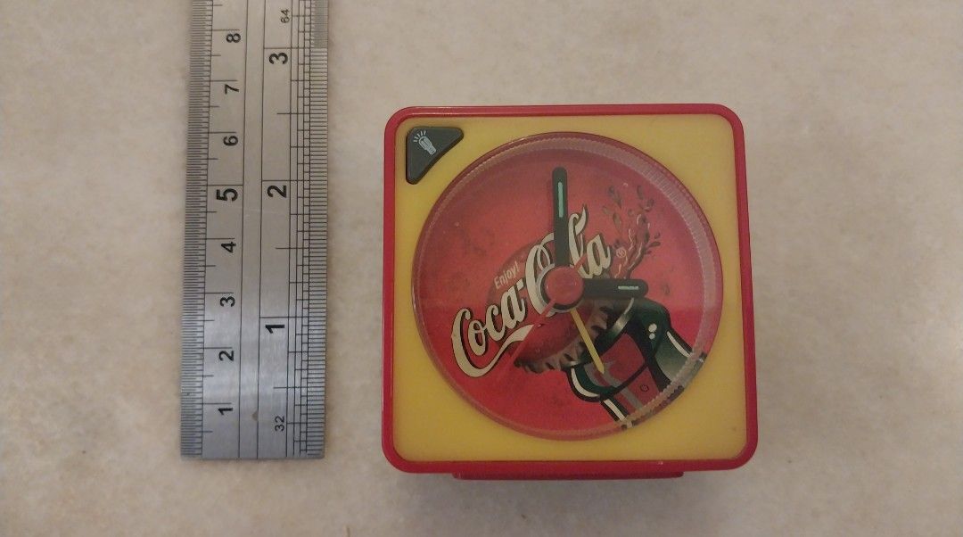 Coca Cola mini clock, Hobbies & Toys, Collectibles & Memorabilia ...