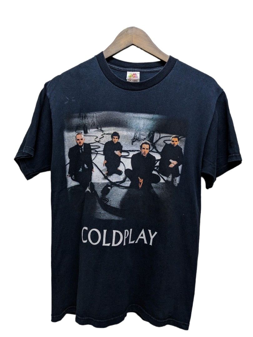 Vintage 2005 Coldplay X&Y Tour, Men's Fashion, Tops & Sets, Tshirts ...