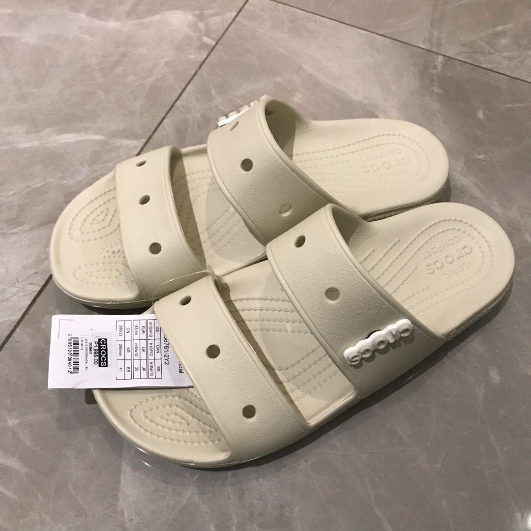 Crocs Classic Sandal in Bone on Carousell