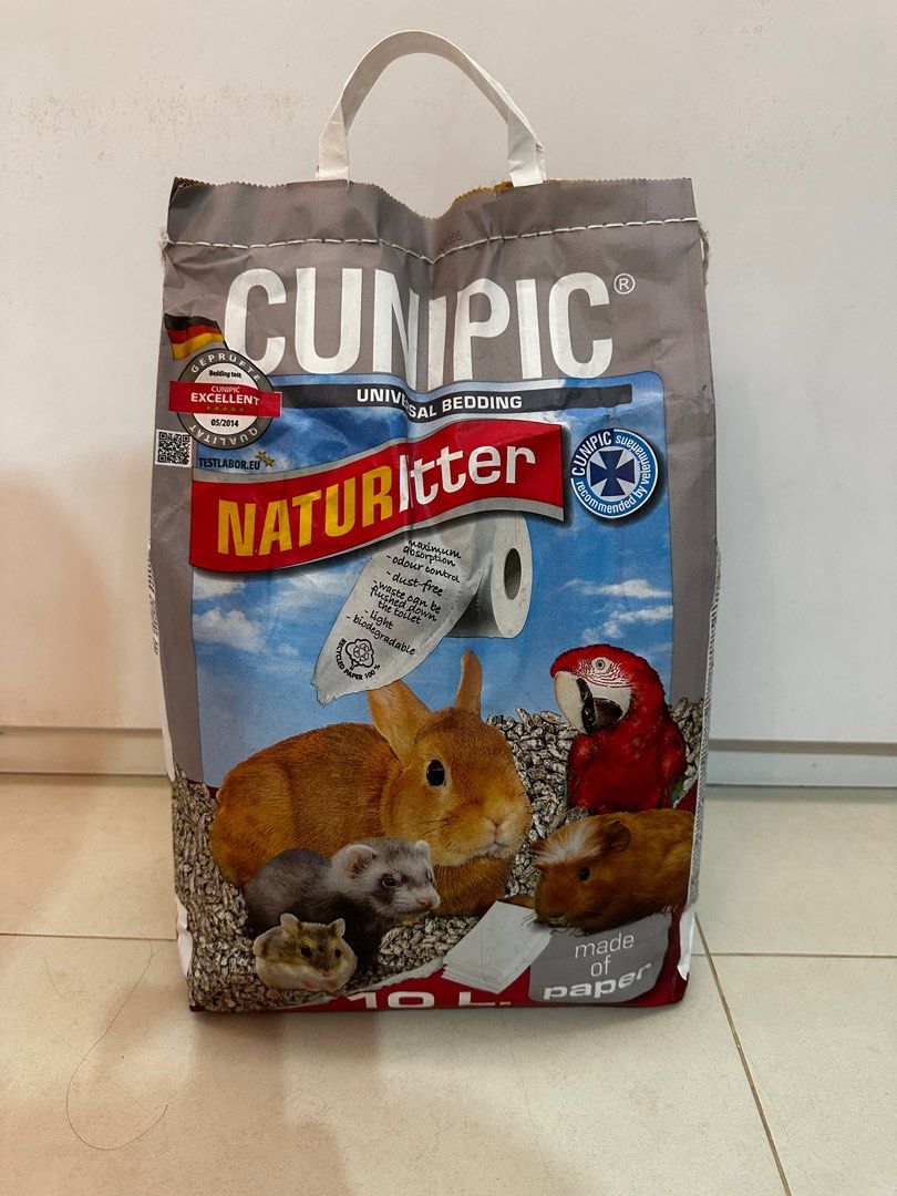 Cunipic Naturlitter 10L w/ foc bath sand, Pet Supplies, Homes & Other ...