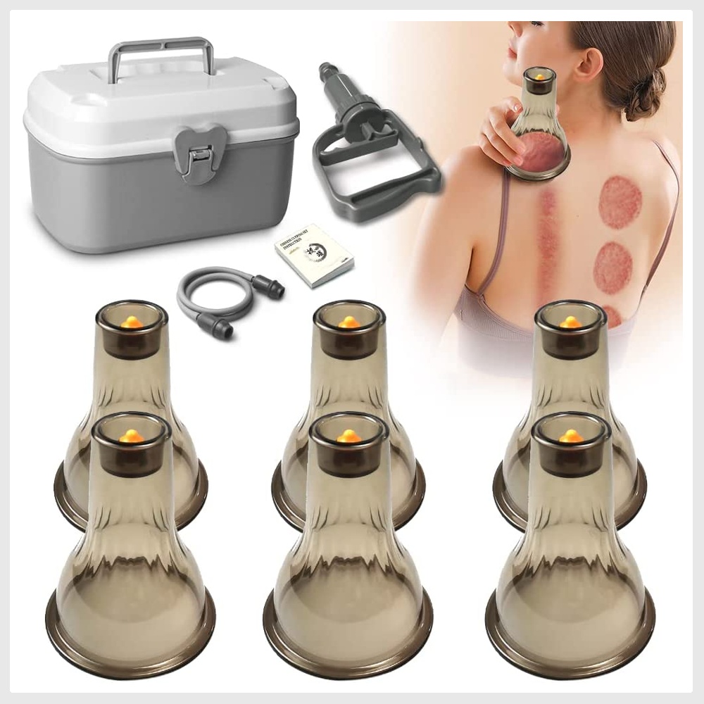 Cupping Set Cupping Therapy Set with Pump Vacuum Suction Cups for ...