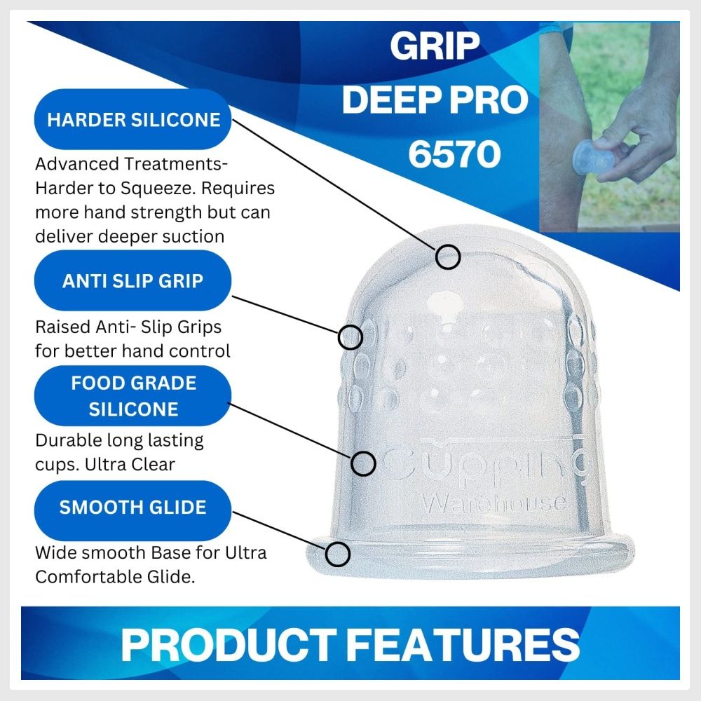 Cupping Warehouse Advanced Grip 8 PRO 6570 Hard Dynamic Silicone ...