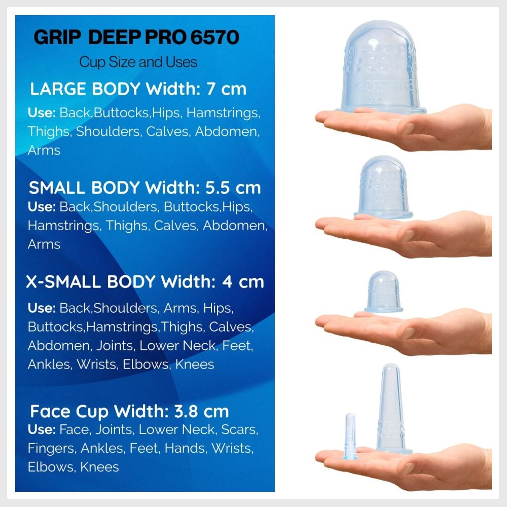 Cupping Warehouse Advanced Grip 8 PRO 6570 Hard Dynamic Silicone ...