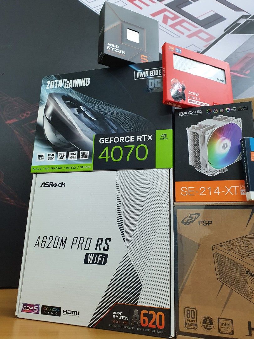 Customizable Mid Tier Gaming PC AMD Ryzen 5 7600X + Nvidia GeForce RTX ...