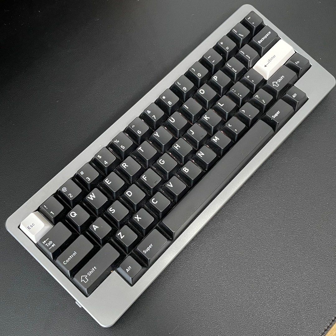 KBDfans D60 HHKB Light Grey/Dark Grey Mechanical Keyboard DIY Kit ...