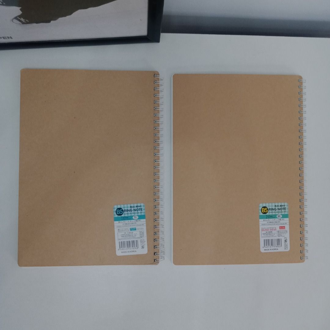 daiso japan b5 notebook 7mm ruled - made in korea on Carousell