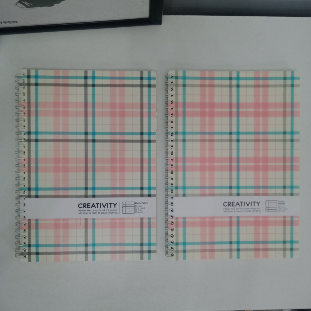 daiso japan b5 notebook 7mm ruled - made in korea on Carousell