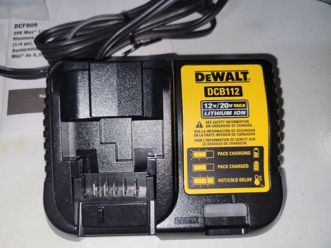DeWALT DCF809 1/4" Cordless Impact Driver & DeWALT DCD708 1/2" Cordless ...