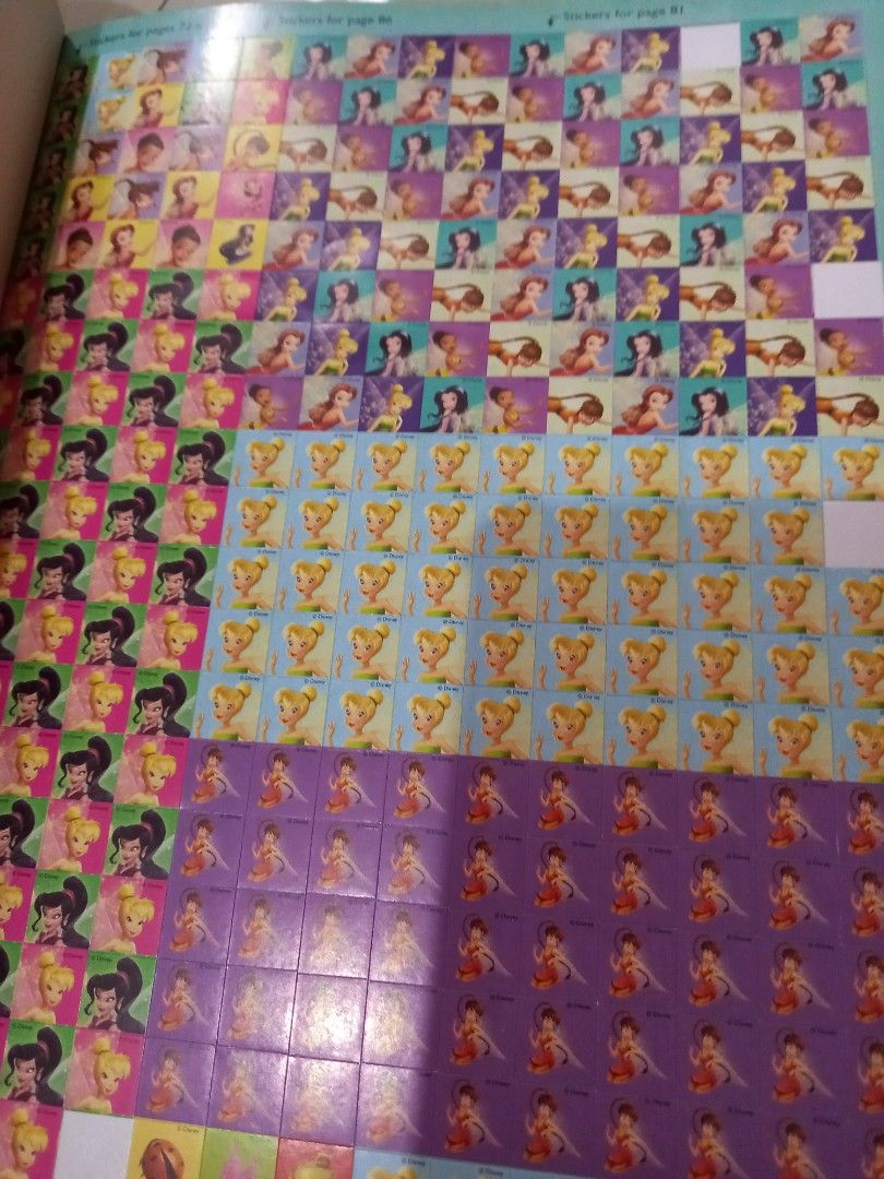 Disney Fairies 1000 stickers and activities on Carousell