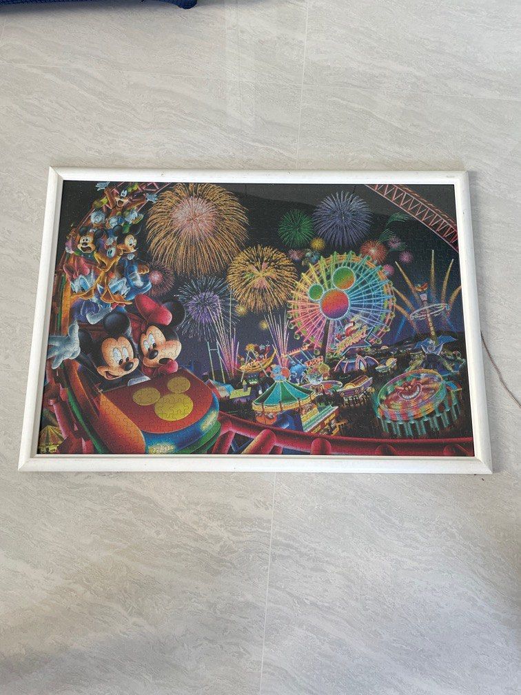 Disney Mickey Mouse Puzzle With Frame, Hobbies & Toys, Toys & Games on ...