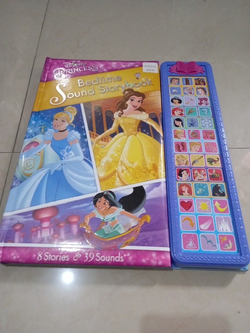 Disney's Princess Bedtime Sound Storybook, Hobbies & Toys, Books ...