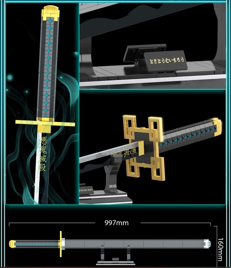 DK1515 Demon Slayer Muichiro Tokito Lego Sword, Hobbies & Toys, Toys ...