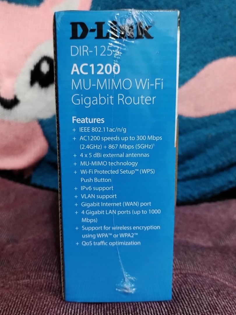 D-Link DIR-1253 AC1200 Mu-Mimo Wifi Gigabit Router, Computers & Tech, Parts & Accessories ...