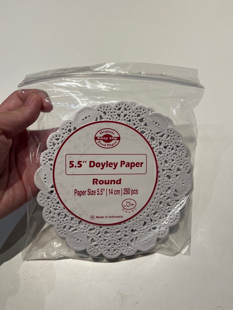 Doley paper 5.5 inch, Food & Drinks, Homemade Bakes on Carousell