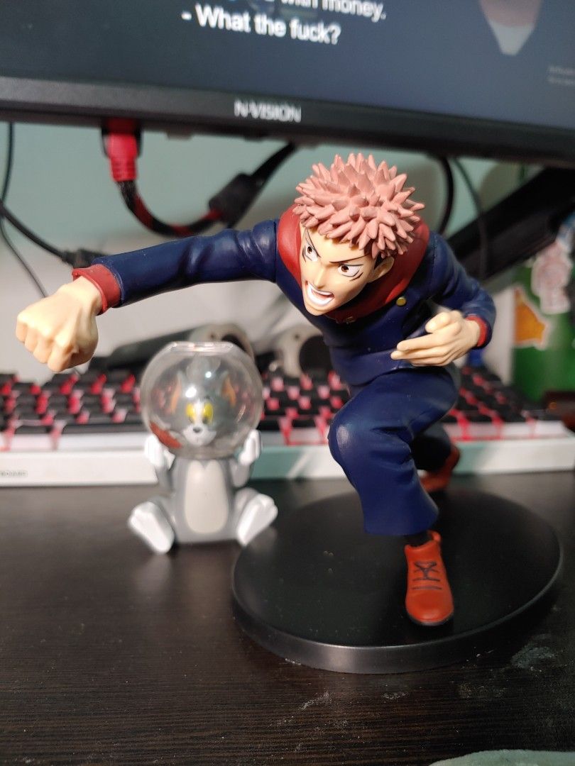 DXF JJK Yuji Itadori Figure, Hobbies & Toys, Toys & Games on Carousell