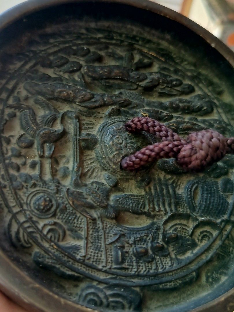 Edo Period Japanese Finely Cast Bronze Mirror, Hobbies & Toys ...