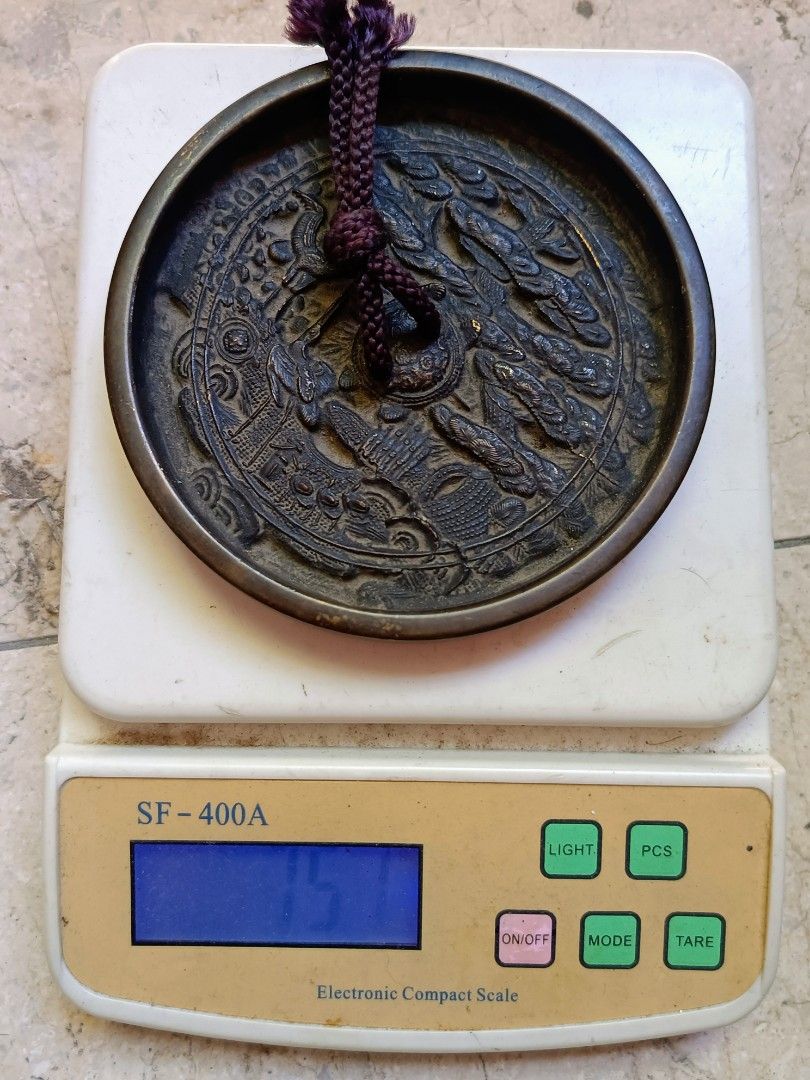 Edo Period Japanese Finely Cast Bronze Mirror, Hobbies & Toys ...