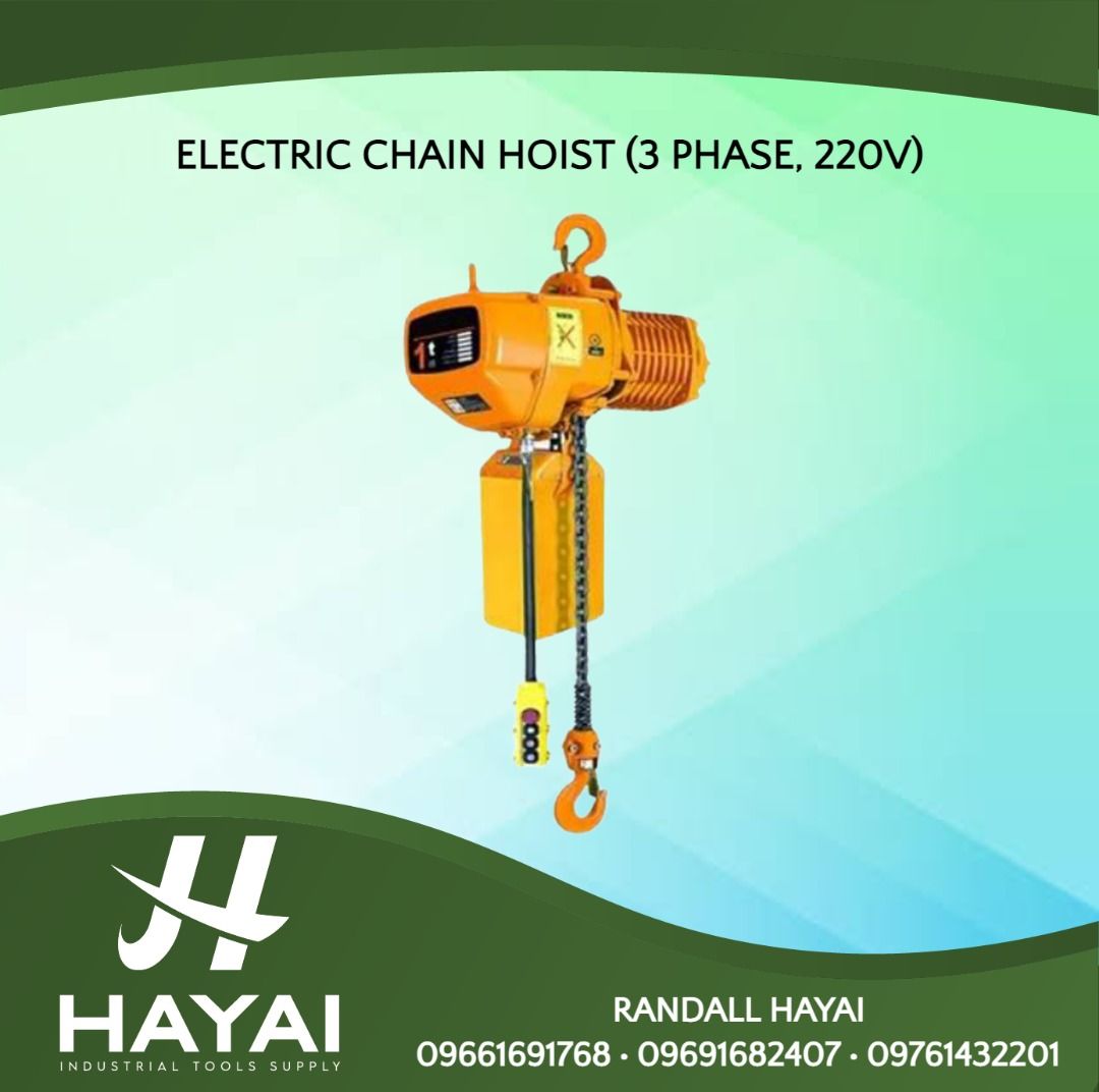 Electric Chain Hoist without Trolley, Commercial & Industrial ...