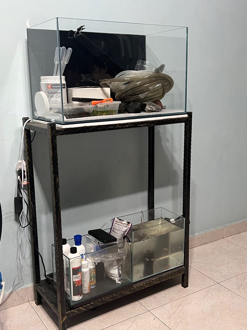 Fish Tank Set 60cm with stand, Pet Supplies, Homes & Other Pet ...