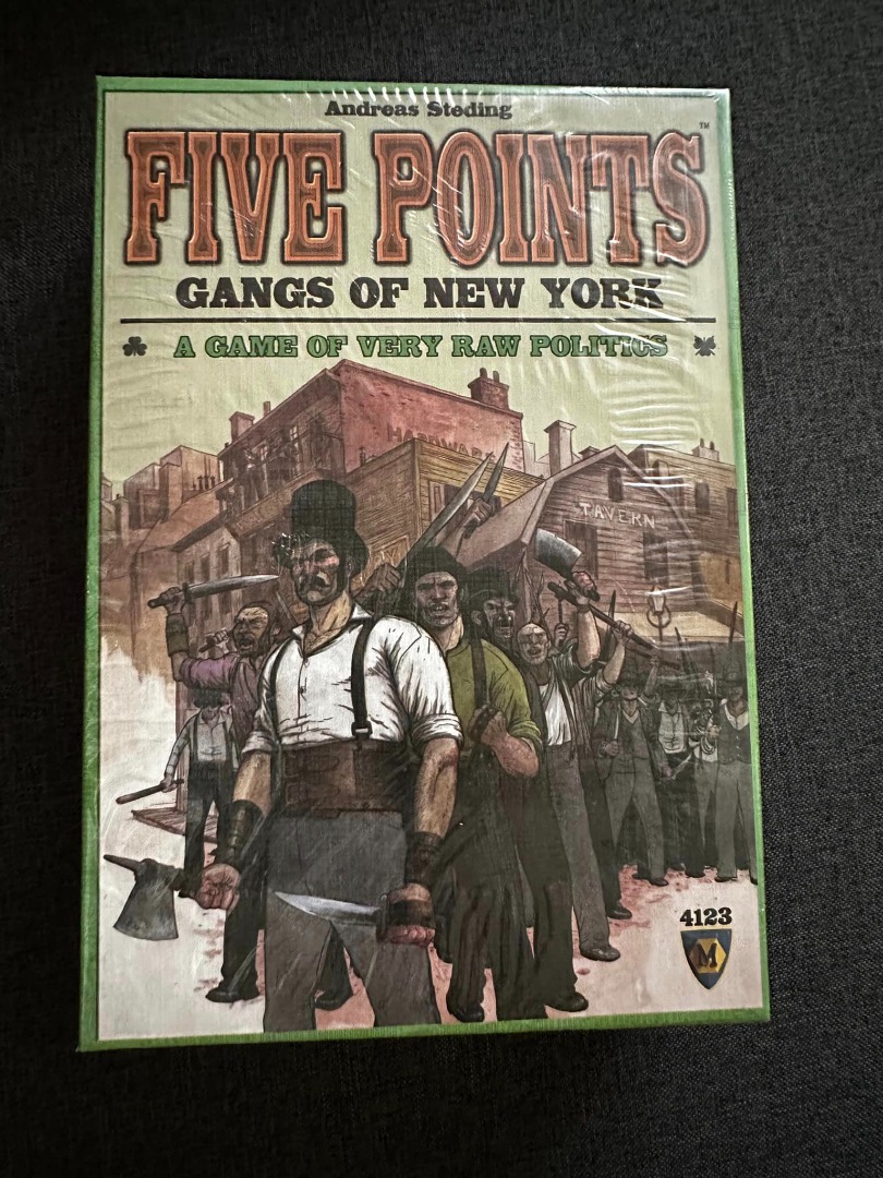 Five Points The Gangs of New York Board Game, Hobbies & Toys, Toys ...