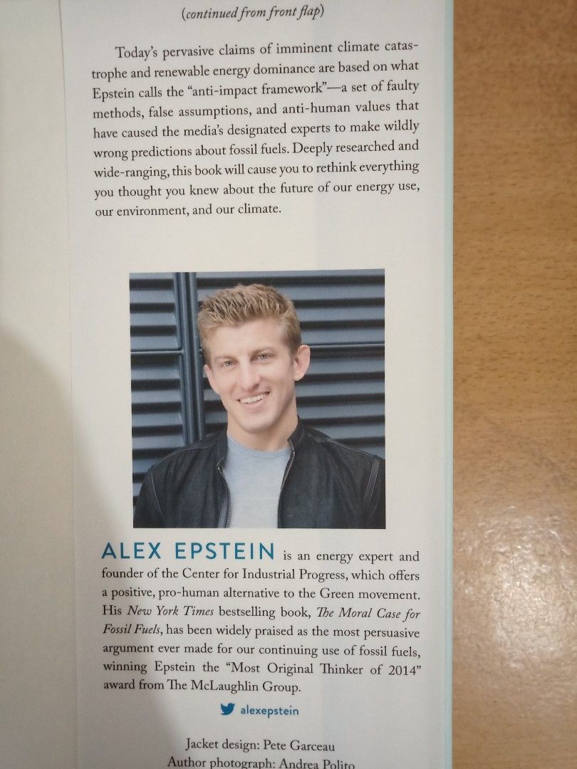 Fossil Future by Alex Epstein, Hobbies & Toys, Books & Magazines ...