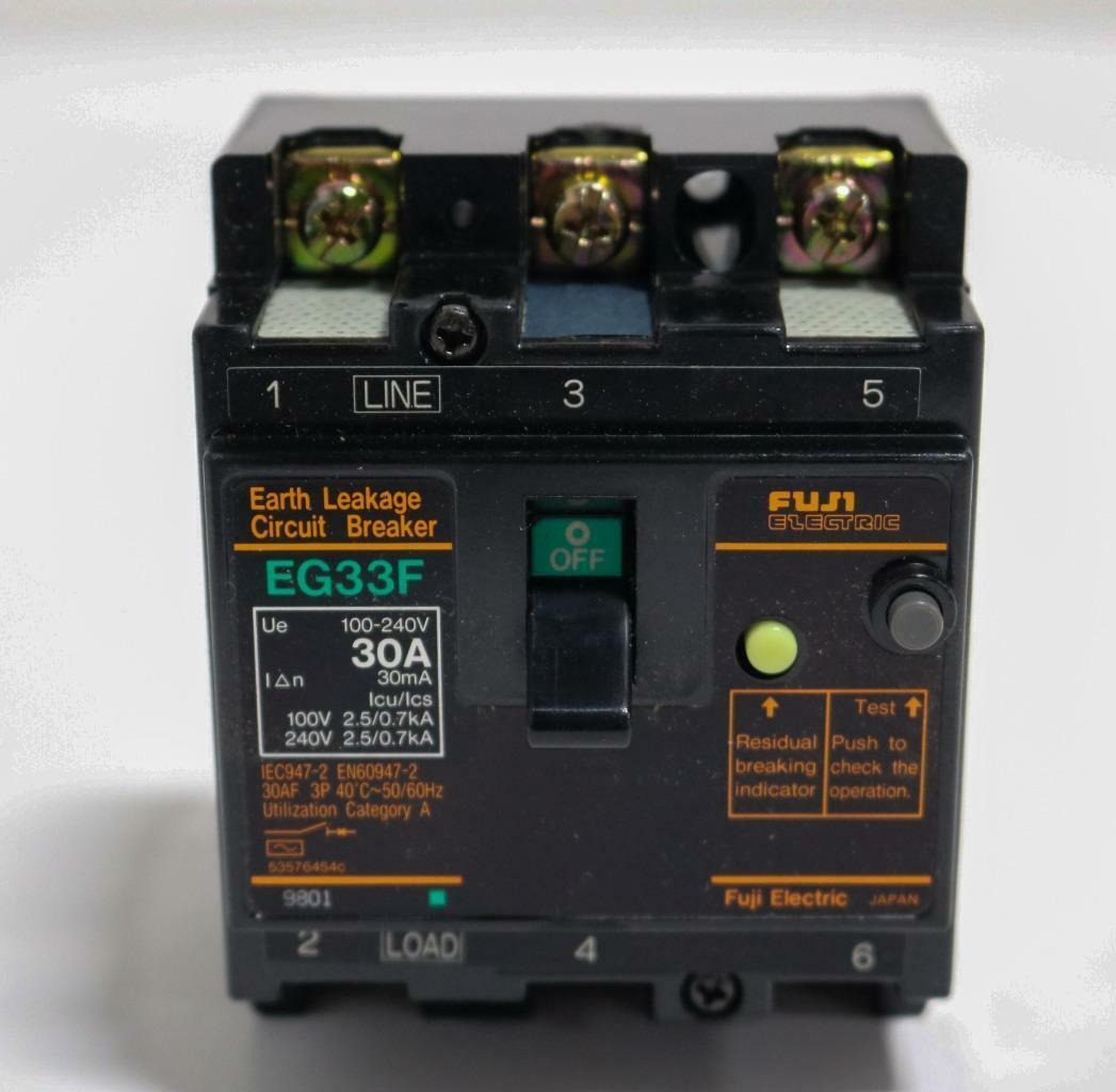 FUJI CIRCUIT BREAKER EG33F30A, Commercial & Industrial, Industrial Equipment on Carousell