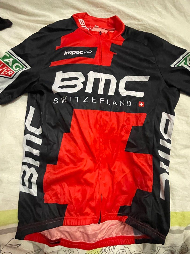 Fullset bib & jersey original bmc, Sports Equipment, Bicycles & Parts ...