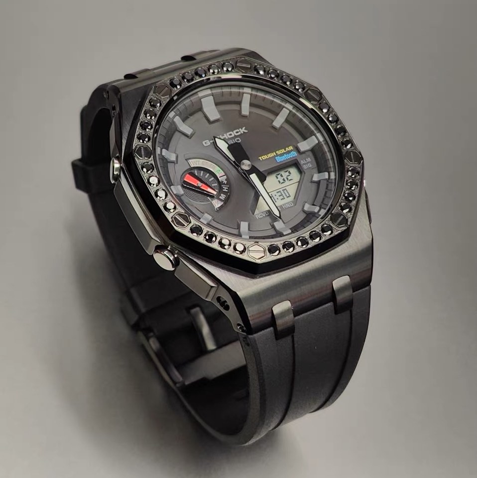 G Shock Casioak custom ga2100 gab2100 solar mod watch, Men's Fashion ...