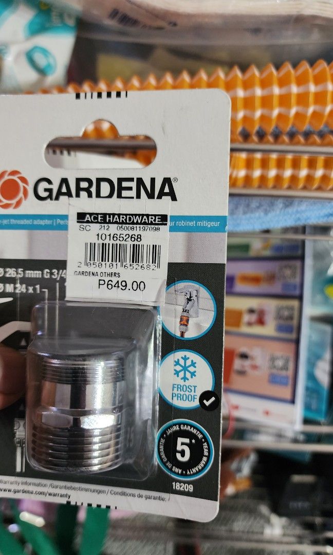 Gardena Bubble Jet Threaded Adapter Sale or Swap on Carousell