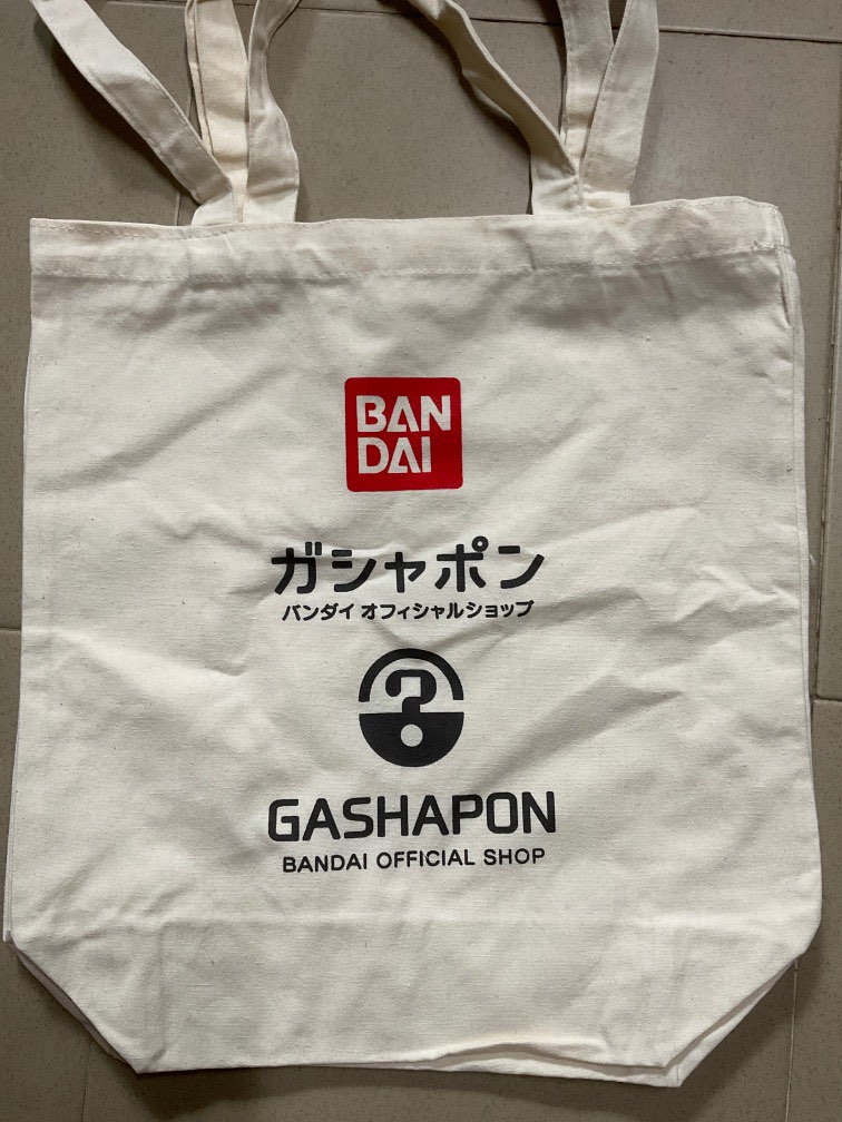 Gashapon bandai official tote bag, Women's Fashion, Bags & Wallets ...