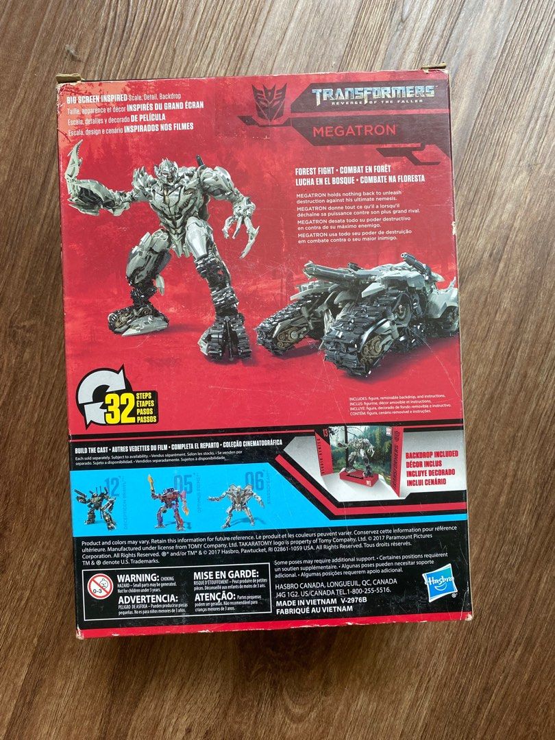Hasbro Transformers Studio Series 13 Megatron, Hobbies & Toys, Toys ...