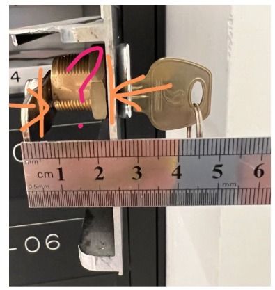 HDB condo Letter box Lock Keyless Cabinet Lock Mechanical Keyless ...