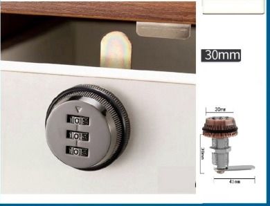 HDB condo Letter box Lock Keyless Cabinet Lock Mechanical Keyless ...