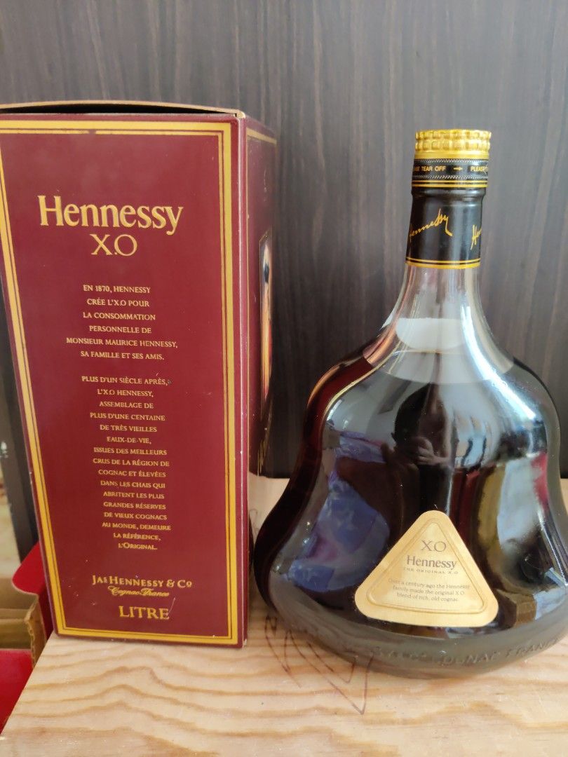 Hennessy XO 1 LITER, Food & Drinks, Alcoholic Beverages on Carousell