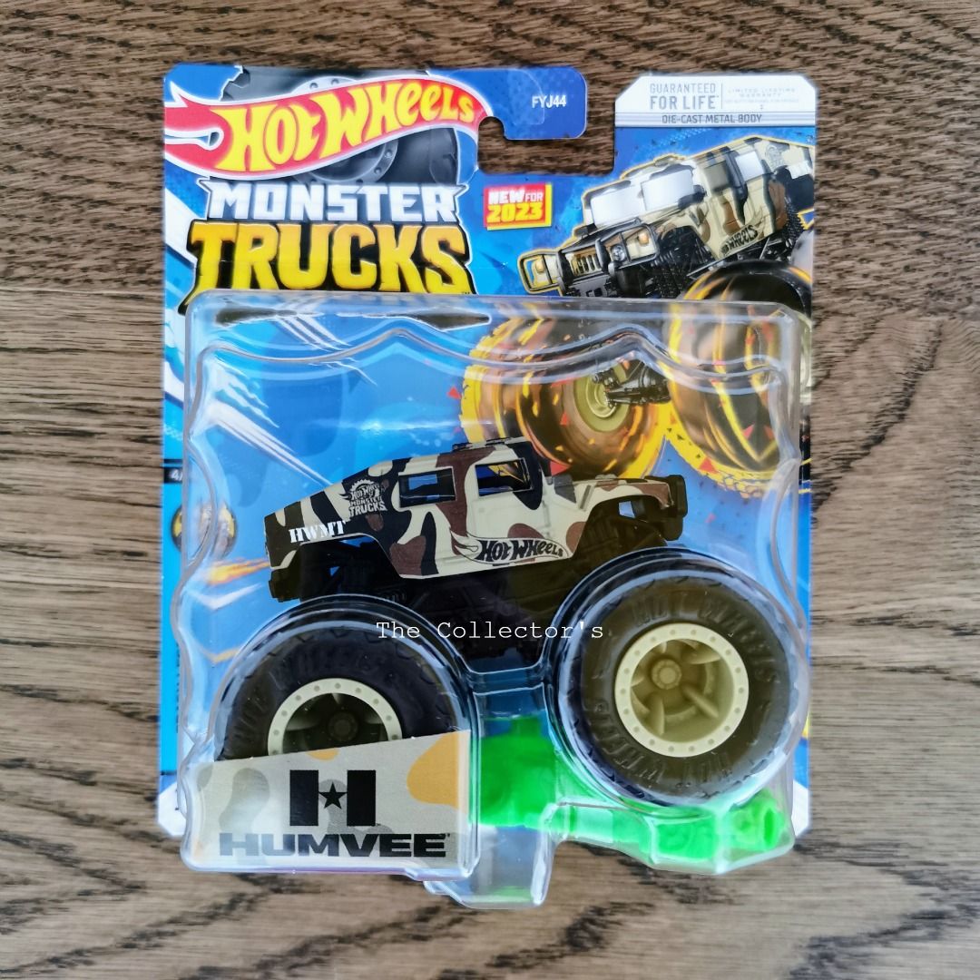 HOT WHEELS Monster Trucks 2023 Humvee, Hobbies & Toys, Toys & Games on ...