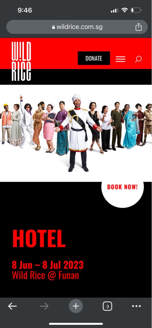 HOTEL (Part 1 & 2) WILD RICE, Tickets & Vouchers, Event Tickets on ...