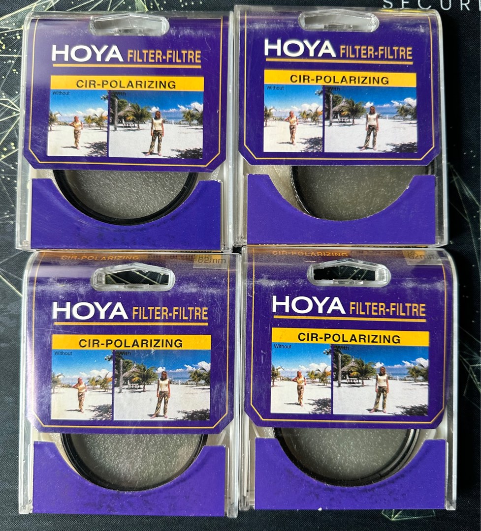 HOYA CIR-POLARIZING 62MM, Photography, Lens & Kits on Carousell