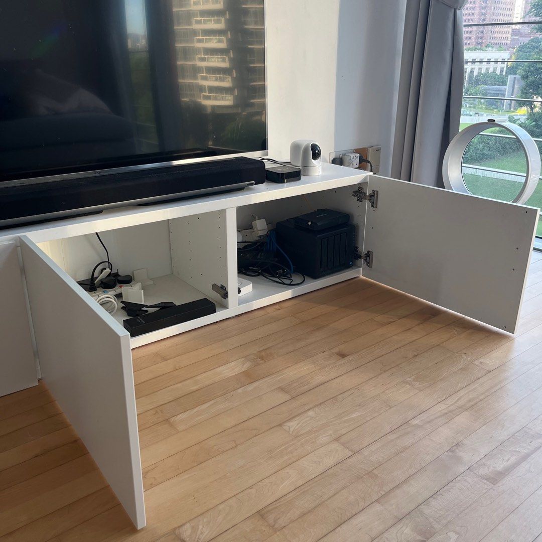 IKEA Besta TV Console (Retails $280), Furniture & Home Living ...