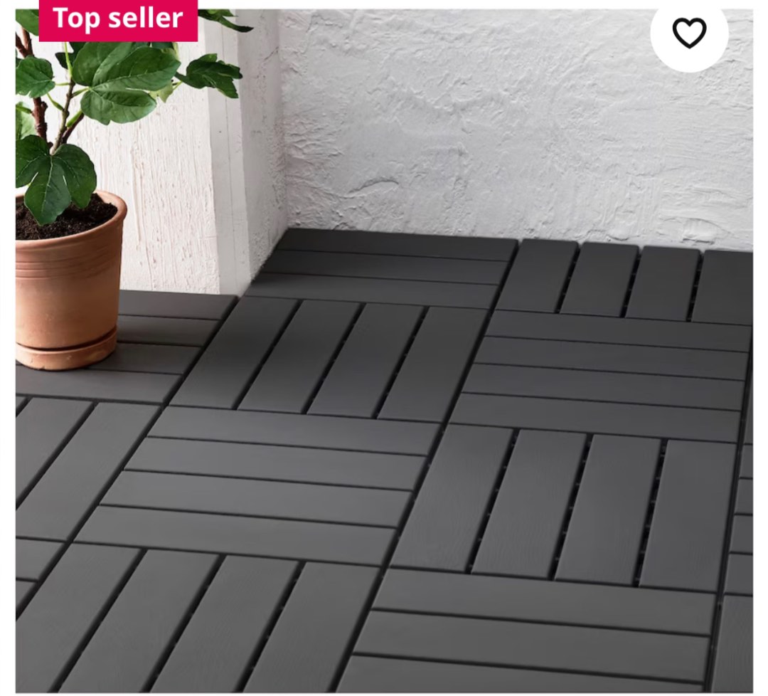 IKEA RUNNEN floor decking, Furniture & Home Living, Outdoor Furniture ...